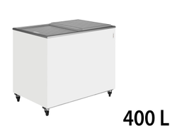 Chest fridge with sliding doors lid 400 lts. | MECSPE